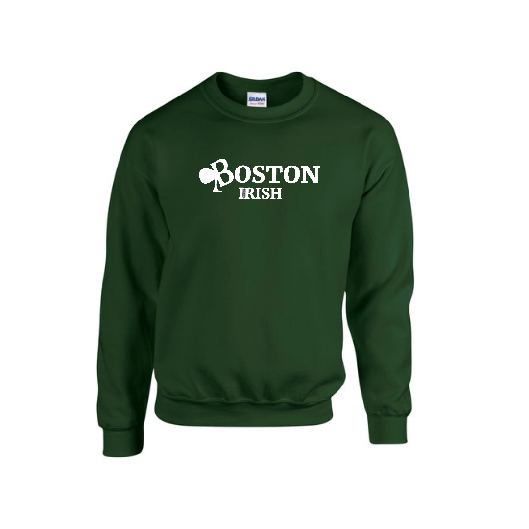Green Crewneck - Chest Logo – Boston Irish Apparel